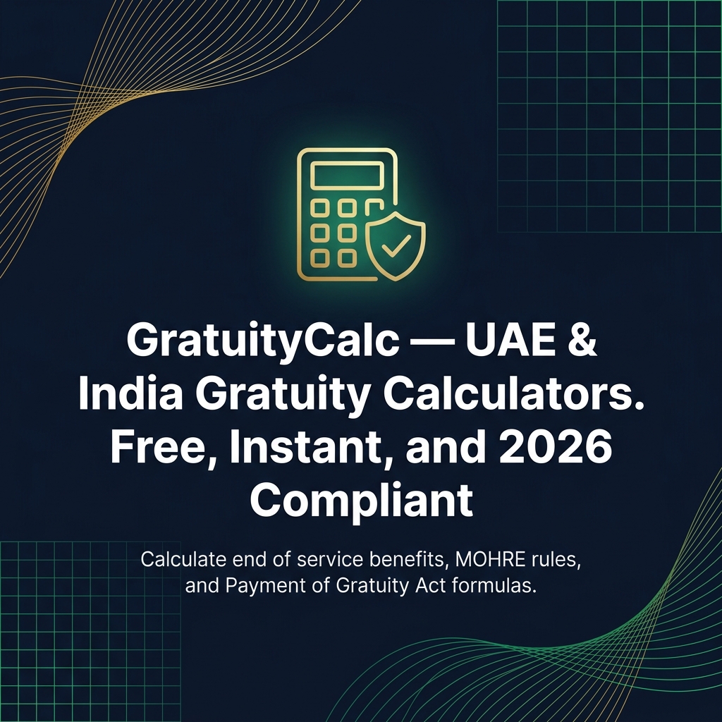 India Gratuity Calculator 2026 — 15/26 Formula, Free & Instant ...